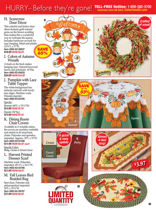 Collections Etc. Clearance Catalog - Page 28-29