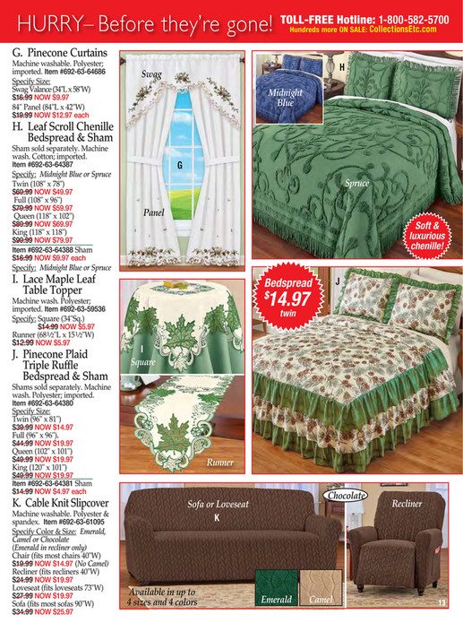Collections Etc. Clearance Catalog - Page 12-13
