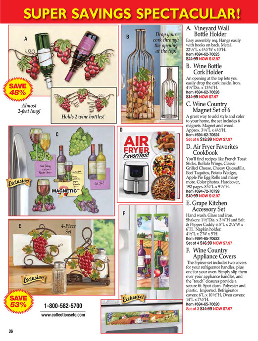 Collections Etc. Clearance Catalog - Page 36-37